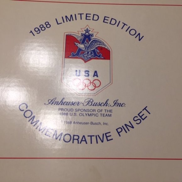 Other | 1988 Ltd Edition Anheuser Busch Olympic Commemorative Framed ...